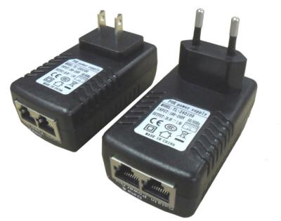 China Over Voltage Protection 12W 12V 1A AU Poe Power Adapter Poe Injector UL / CE for sale