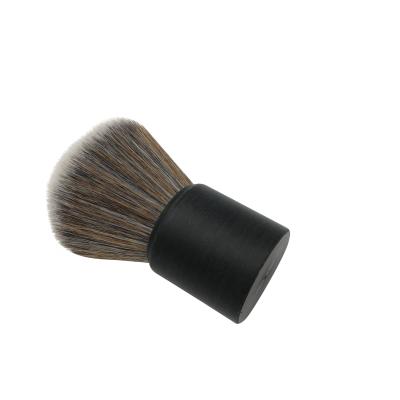 China Customized Color Short Handle Kabuki Makeup Brush for sale