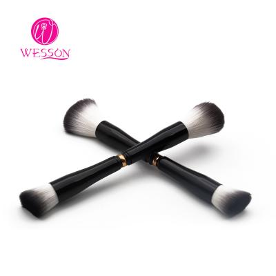 China ISO9001 No Odor Two Head Nylon Hair Makeup Foundation Brush for sale