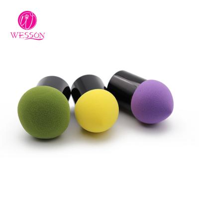 China Four Color Short Handle Egg Makeup Beauty Sponge Puff for sale