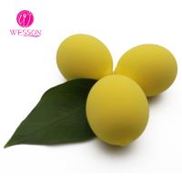 China 3pcs Texture Lemon Shape Cosmetic Sponge Puff Set for sale