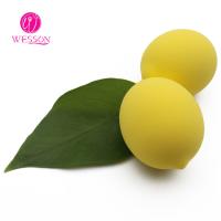 China 3pcs Texture Lemon Shape Cosmetic Sponge Puff Set for sale