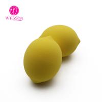 China 3pcs Texture Lemon Shape Cosmetic Sponge Puff Set for sale