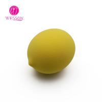 China 3pcs Texture Lemon Shape Cosmetic Sponge Puff Set for sale