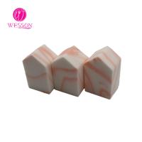 China Washable Double color Small House Shape Makeup sponge Puff for sale