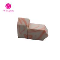 China Washable Double color Small House Shape Makeup sponge Puff for sale