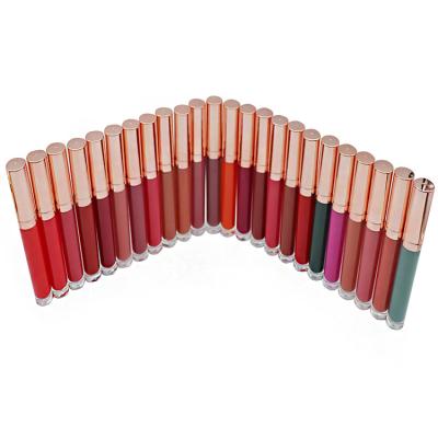 China OEM 24color Fluweelmist Matt Lip Gloss Genuine Lipstick Te koop