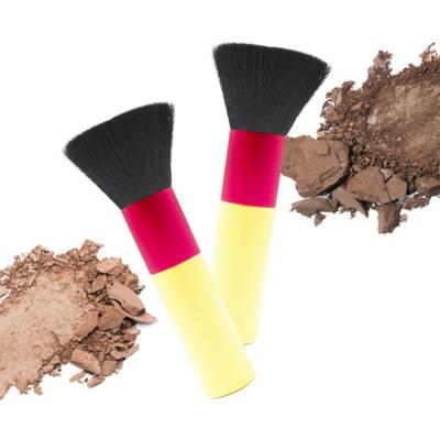 China Synthetic Hair 12.8*2.5cm Telescopic Foundation Makeup Brushes for sale