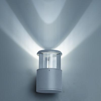 China White Outdoor Wall Lantern Lights LED Garden Wall Lights Dia. 80mm Aluminum Alloy for sale