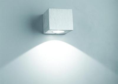 China Aluminum Color Indoor LED Wall Lights for Bars / Star - Rated Hotels 65 * 65 * 72mm for sale