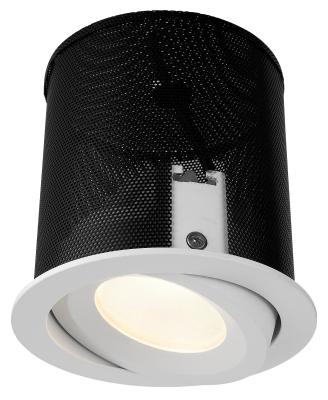 China CRI80 Round Adjustable Led Downlights Indoor COB LED Downlight With Ventilated Steel Cage for sale