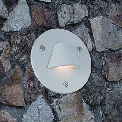 China Round Outdoor LED Step Lights for Wall Footing 100mm * 113mm for sale