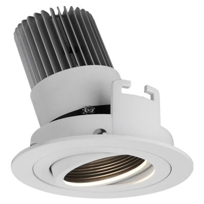 China Aluminium Recessed Down Light 15W CITIZEN COB LED Adjustable for sale