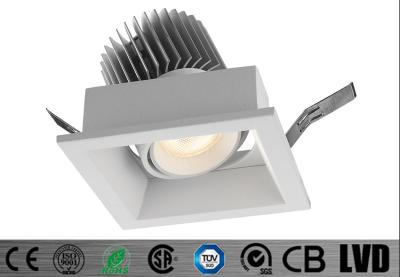 Cina 7W riscaldano l'alluminio bianco di Downlights IP20 del punto principale 180ma 25 gradi di inclinazione in vendita