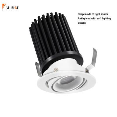 China Adjustable Round 15 Watt LED Recessed Downlights With High Lumen Output for sale