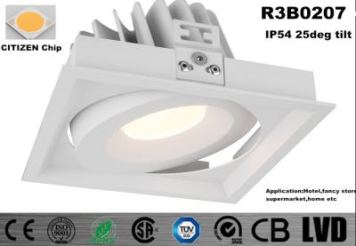 Cina 140 * 140 * 71mm Dimmable regolabile quadrato ha condotto il bianco caldo 2700K - 3000K di Downlights in vendita