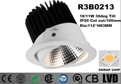 Cina filatura di alluminio TAGLIENTE interna di elevata purezza della PANNOCCHIA LED Downlights della disposizione rotonda 500mA in vendita