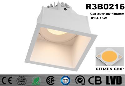 Cina PANNOCCHIA del CITTADINO bianca moderna quadrata di Downlights del punto dell'alluminio LED un angolo d'apertura IP54 di 36 gradi in vendita