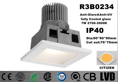 Cina UV anti- commerciale della lega di alluminio di vetro completamente glassato LED Downlights IP40 in vendita