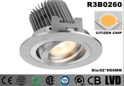 Cina il punto dell'interno Downlights IP20 LED tenue regolabile rotondo di 3000K LED giù si accende in vendita