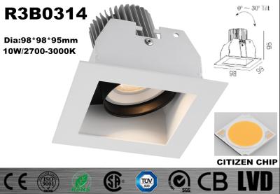 Cina Punto moderno molle Downlights LED messo hotel Downlights dell'interno LED da 10 watt in vendita