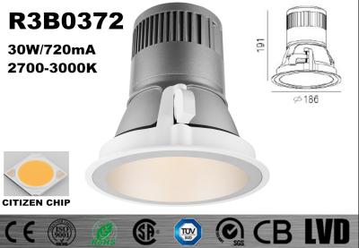 Cina L'alluminio molle caldo dei riflettori del soffitto di bianco 3000K LED ha fuso sotto pressione 720mA 37V in vendita