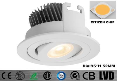 Cina Risparmio energetico rotondo un alluminio ribaltabile LED Downlights Dimmable da 30 gradi in vendita