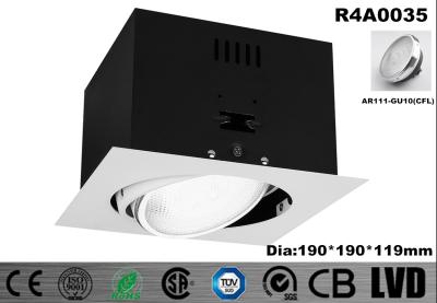 China High Lumens 20W LED Recessed Downlight With Junction Box Dia 190 * 190 * 119 mm for sale