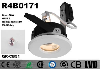 Cina Alloggio di alluminio rotondo di Downlights IP54 50W GU5.3 del punto di rendimento elevato LED in vendita