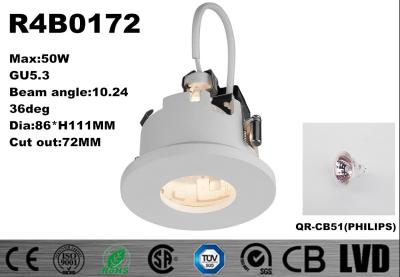 Cina L'alluminio ha fuso sotto pressione l'abitazione IP54 dell'hotel LED Downlights 10/24/36 gradi dell'angolo d'apertura in vendita