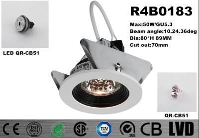 Cina Punto rotondo Downlights GU5.3 Dimmable d'abitazione di alluminio LED Downlights di IP40 LED in vendita