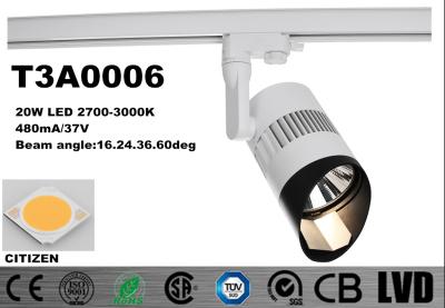 Cina Orizzontalmente 2700K - la pista di 3000K Dimmable LED mette in luce gradi ribaltabili del CITTADINO i 90 in vendita