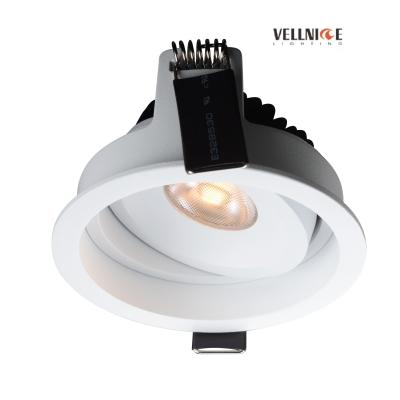 China Recessed 7W LED downlight Adjustable beam angle antiglared 3000K for sale