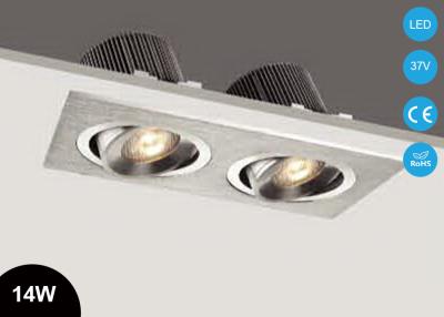 China ODM Adjustable 2*7W Double Heads LED Spot Light COB LED Recessed Down Light for sale