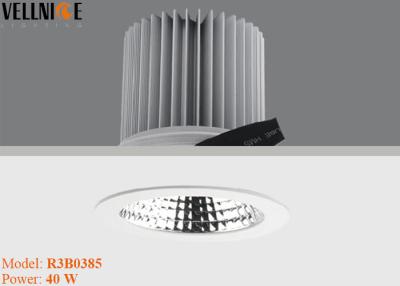China 40W Hotel Dimmable LED Downlight , Traic 1-10V DALI Dimmable Hotel Lobby Downlight for sale