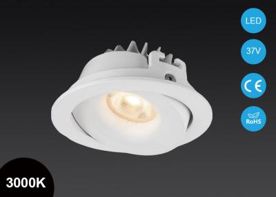 China IP54 7W Adjustable Ceiling Lighting Round LED Recessed Downlight Dimmable for sale