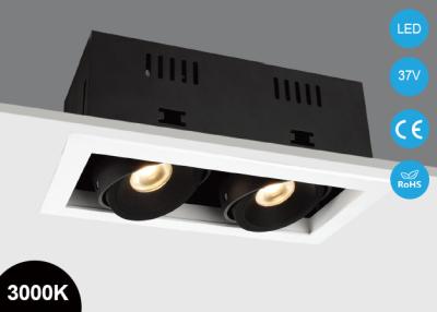 China Energy Saving Light 20w double heads CITIZEN COB Recessed LED  Down 1400lm Square Box LED Spot Ceiling Lamp for sale