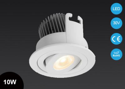 China 10W Adjustable COB LED Spot Light Ceiling LED Down Light CE RoHS Approved Cut Out 83mm for sale