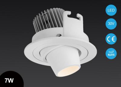 China 7W Angle Adjustable 	LED Recessed Downlight CITIZEN COB LED Spot Llighting for sale