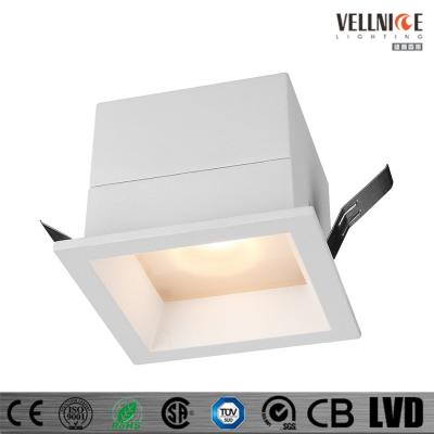 China IP44 Square 7W LED Recessed Downlight With Soft Lighting Output  3000K For Project R3B0102 for sale
