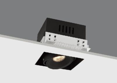 China Trimless Grille Square LED Recessed Downlight Indoor For Clothes Shop / Hotel for sale