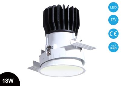 China Good Design Slim Trim Vellnice LED Dimmable Downlight 18W Cut Out 102mm With Embedded Ring for sale
