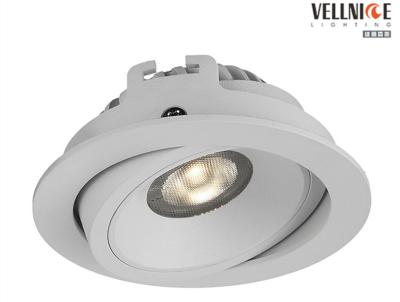 China 520lm 3000K Adjustable LED Recessed Downlight with 25° Bean angle for sale