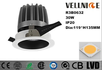 China 30W High Quality Fixed Led Downlight With 24 / 36 / 60 Degree Beam Angles/R3B0632 for sale