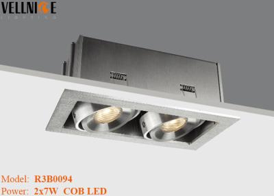 Cina Il doppio punto Downlights 2700K della testa LED riscalda il bianco 50000 ore di tempo di vita in vendita