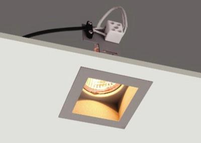China MINI Trim GU10 Square LED Downlights 50w 220v , Three Year Warranty for sale