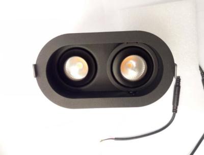 Cina Dispositivo messo Downlights capo del punto di bianco due caldi LED un angolo d'apertura da 36 gradi in vendita