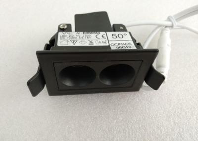Cina La disposizione fissa nera LED ha messo la testa 4W 3000K IP20 del doppio di Downlight R3B0664 in vendita