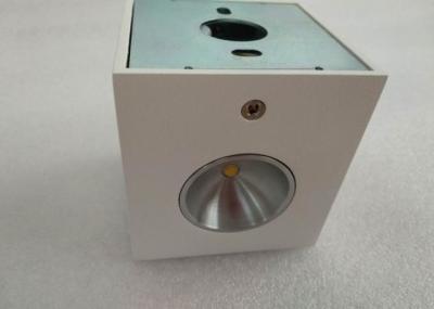 China Pure Aluminum IP20 50000Hours Square Up And Down Indoor Wall Light For Hotel for sale