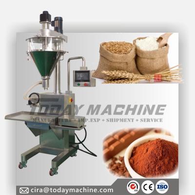 China Semi Auto Automatic Powder Auger Filler / Dry Powder Filling Machine with Servo Motor for sale